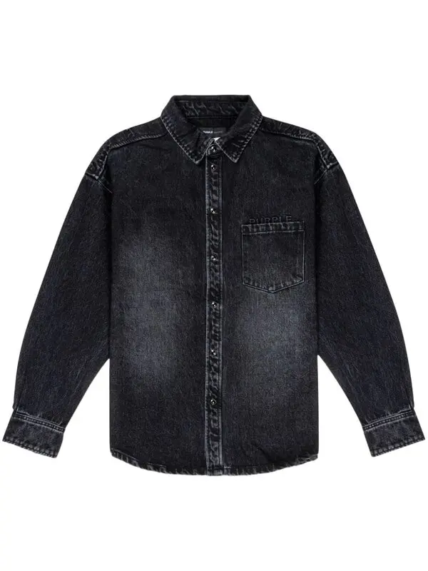 PURPLE BRAND Long-sleeve Denim Shirt