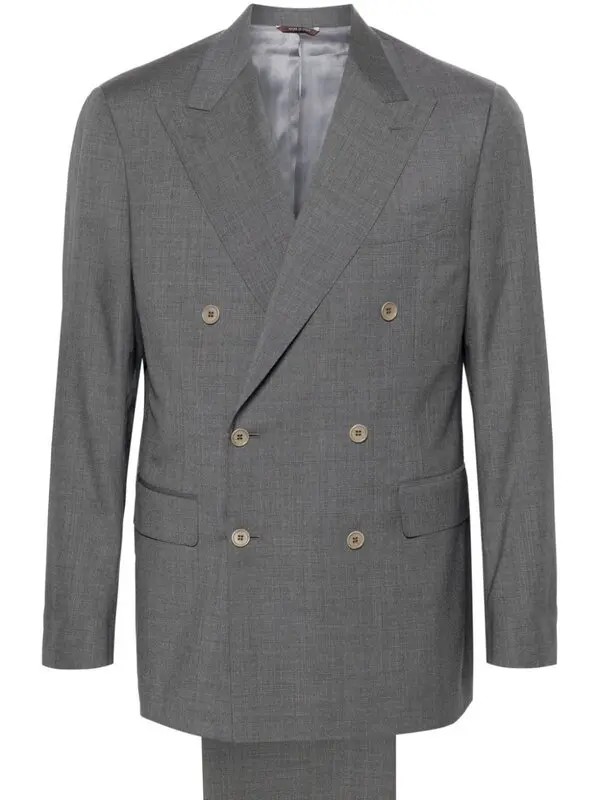 Canali Double-breasted Wool Suit