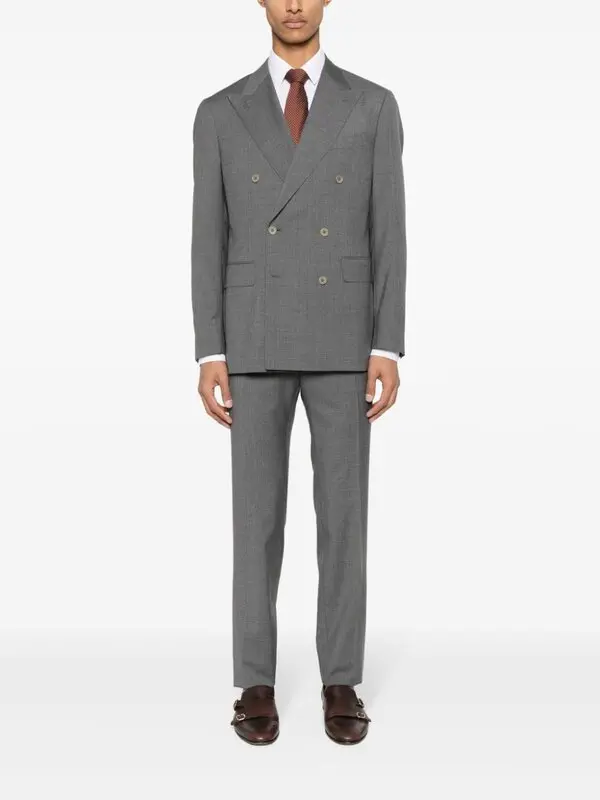 Canali Double-breasted Wool Suit