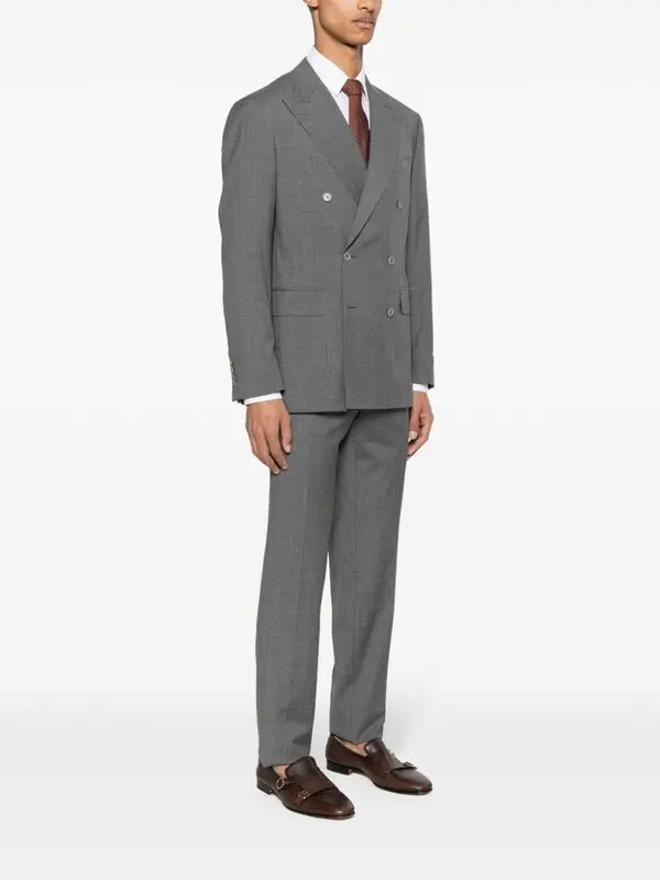 Canali Double-breasted Wool Suit