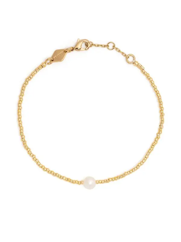 Anni Lu Pearly Freshwater Pearl Necklace - Gold