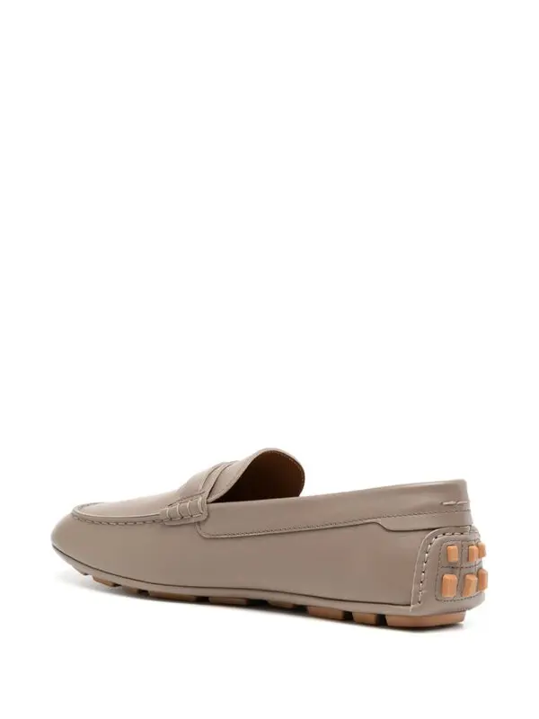 Bally Emblem-plaque Leather Driving Shoes