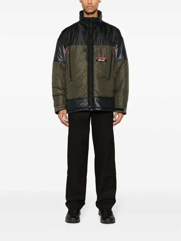 Junya Watanabe High-neck Padded Jacket - Green