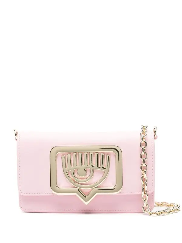 Chiara Ferragni Eyelike Crossbody Bag In Pink - 40% Off  Chiara Ferragni Pink Crossbody Bag with Eye Motif main image 1