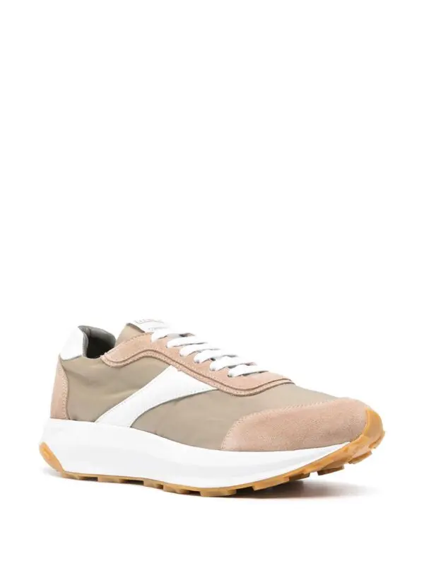 Corneliani Panelled Lace-up Sneakers