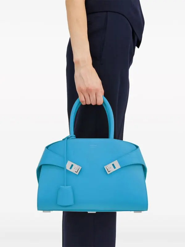 FERRAGAMO Small Hug Tote Bag - Blue