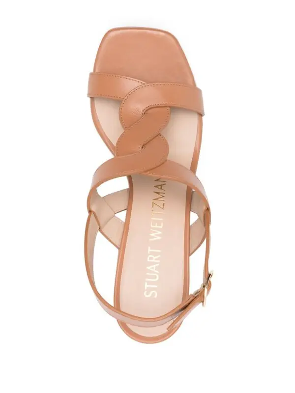STUART WEITZMAN Ibiza 75mm Leather Sandals
