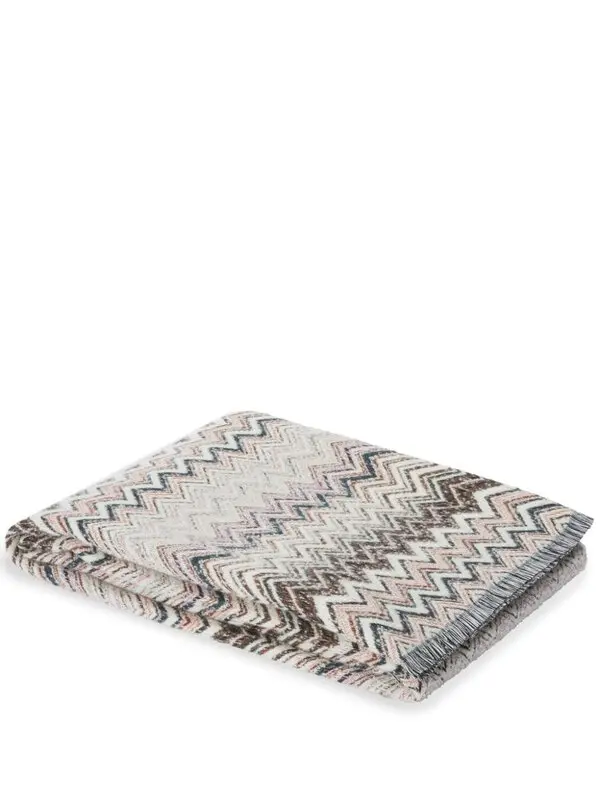 Missoni Forest Zigzag Blanket - Neutrals