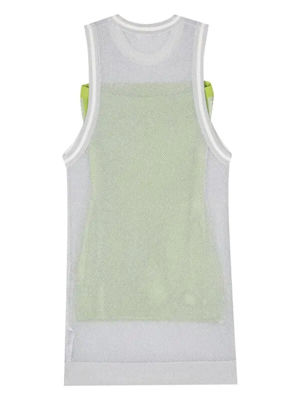 Liu Jo Layered Logo-jacquard Mini Dress
