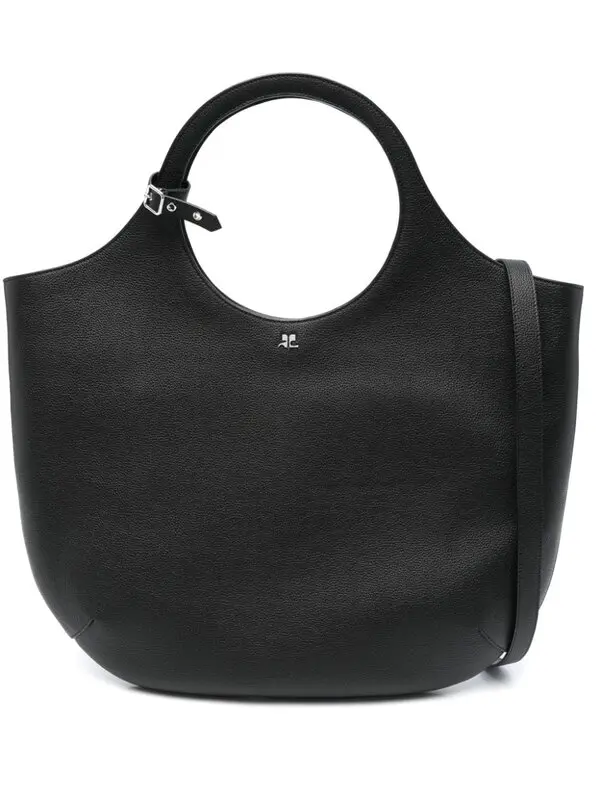 COURREGES Large Holy Tote Bag - Black