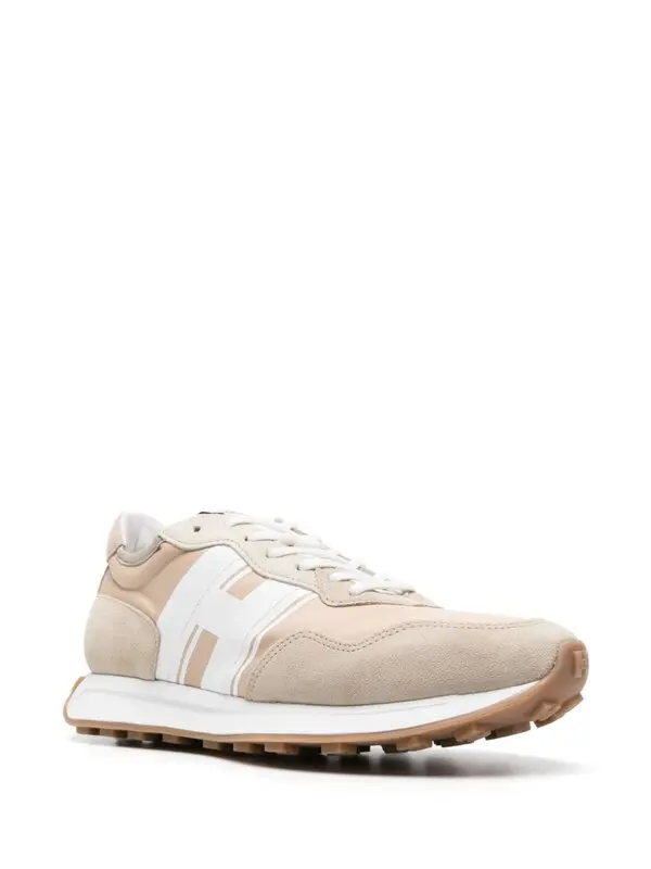 Hogan H601 Panelled Sneakers - Neutrals