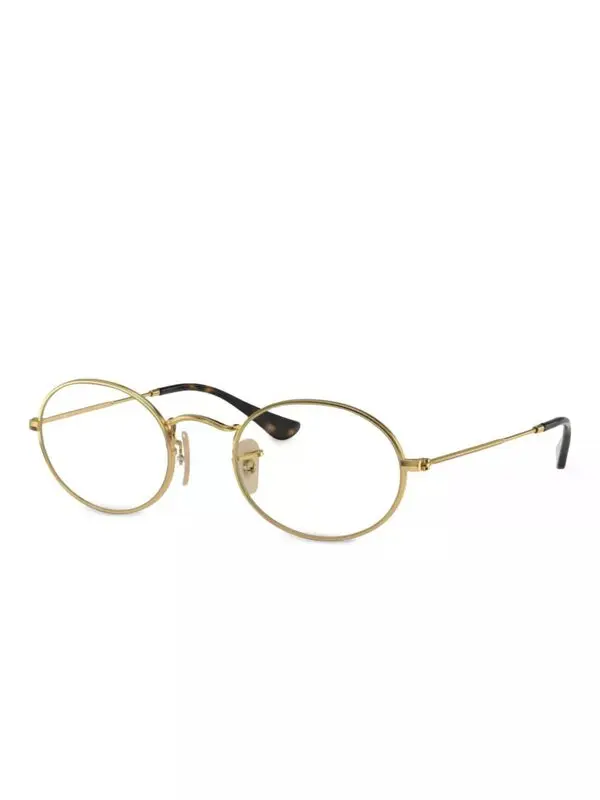 Ray-ban Oval Eyeglasses - Gold