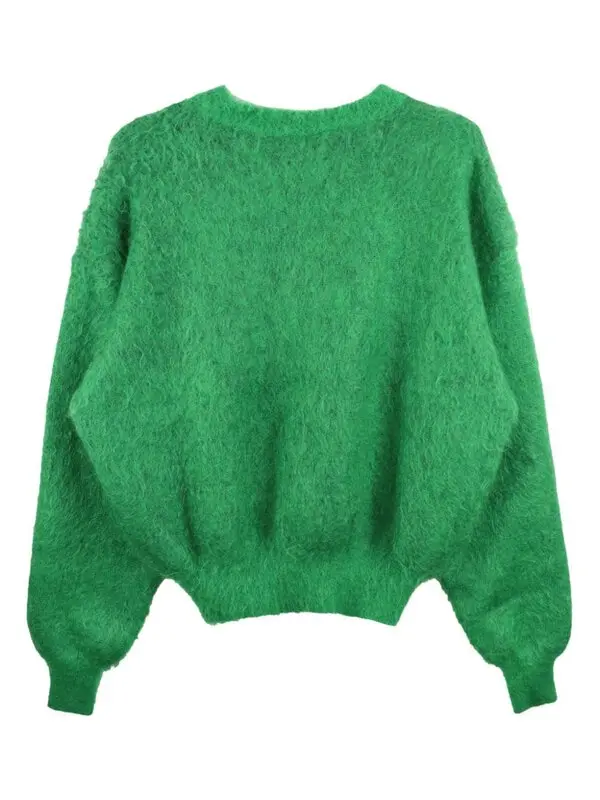 SAINT MXXXXXX Intarsia-knit Mohair-blend Jumper