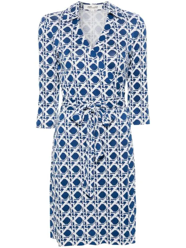Diane Von Furstenberg Jenna Silk Wrap Dress