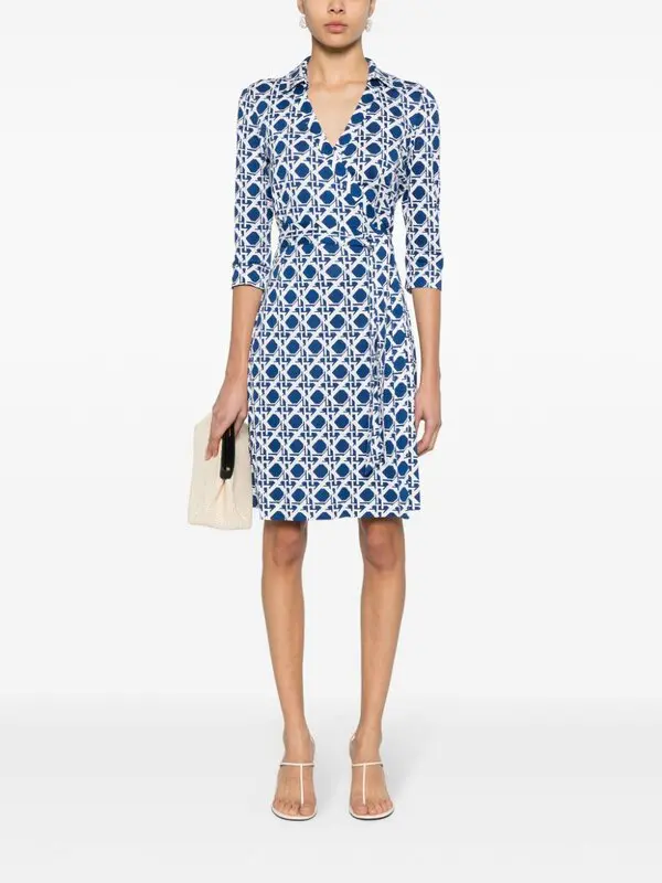 Diane Von Furstenberg Jenna Silk Wrap Dress