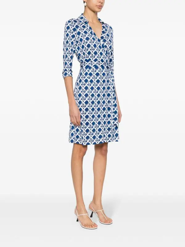Diane Von Furstenberg Jenna Silk Wrap Dress