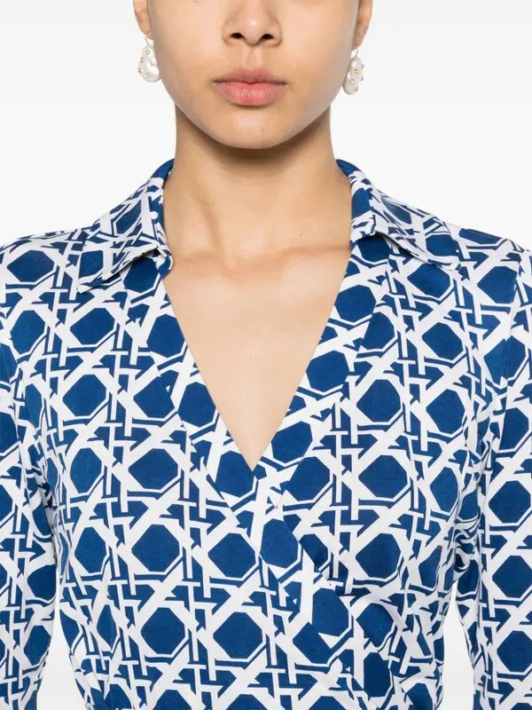 Diane Von Furstenberg Jenna Silk Wrap Dress