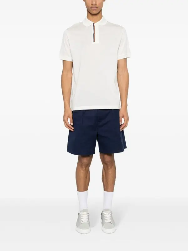 Paul Smith Signature Stripe-trim Polo Shirt