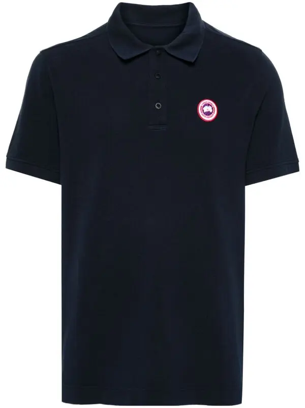Canada Goose Beckley Cotton Polo Shirt - Blue