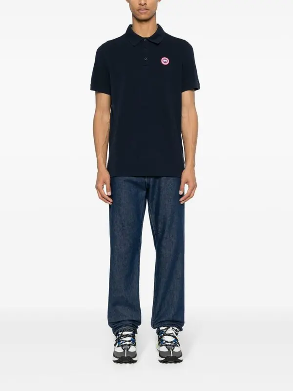 Canada Goose Beckley Cotton Polo Shirt - Blue