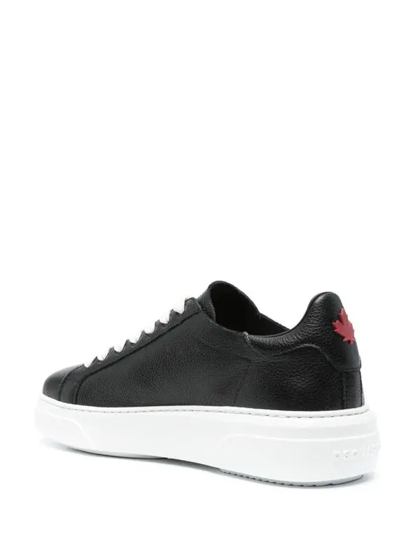 Dsquared2 Bumper Leather Sneakers - Black