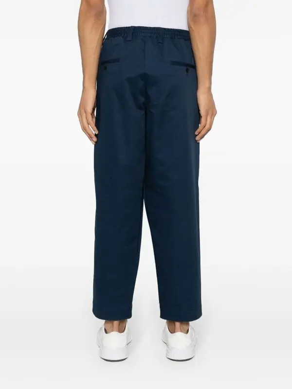 Marni Gabardine Tapered Trousers - Blue
