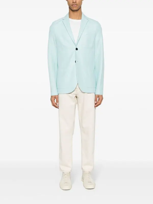 Harris Wharf London Single-breasted Honeycomb Blazer