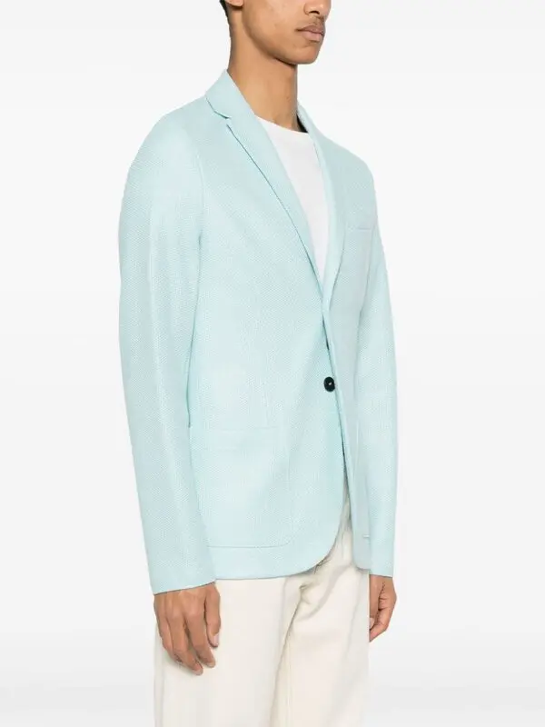 Harris Wharf London Single-breasted Honeycomb Blazer