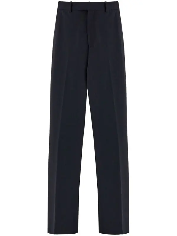 FERRAGAMO Straight-leg Cotton Trousers