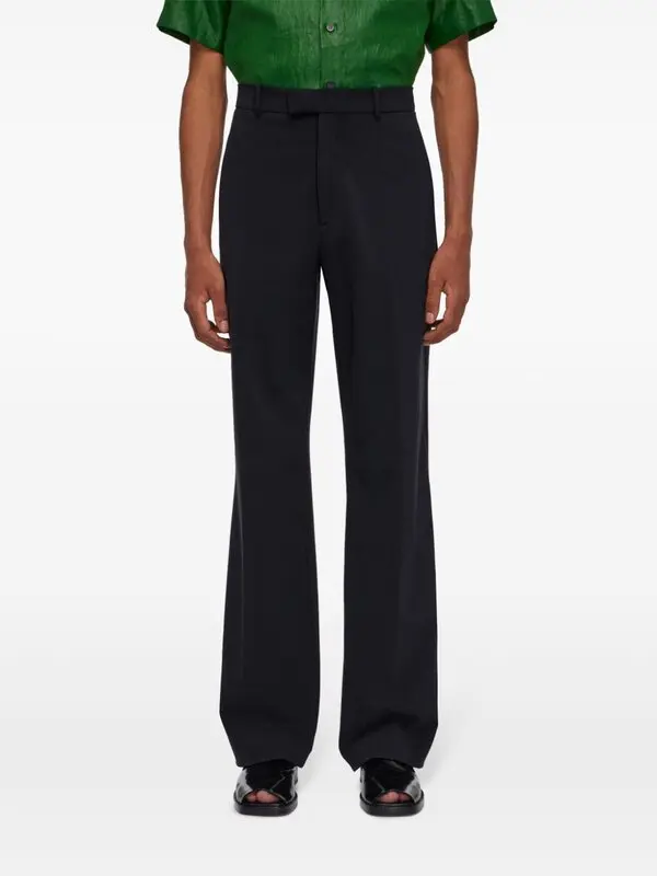 FERRAGAMO Straight-leg Cotton Trousers
