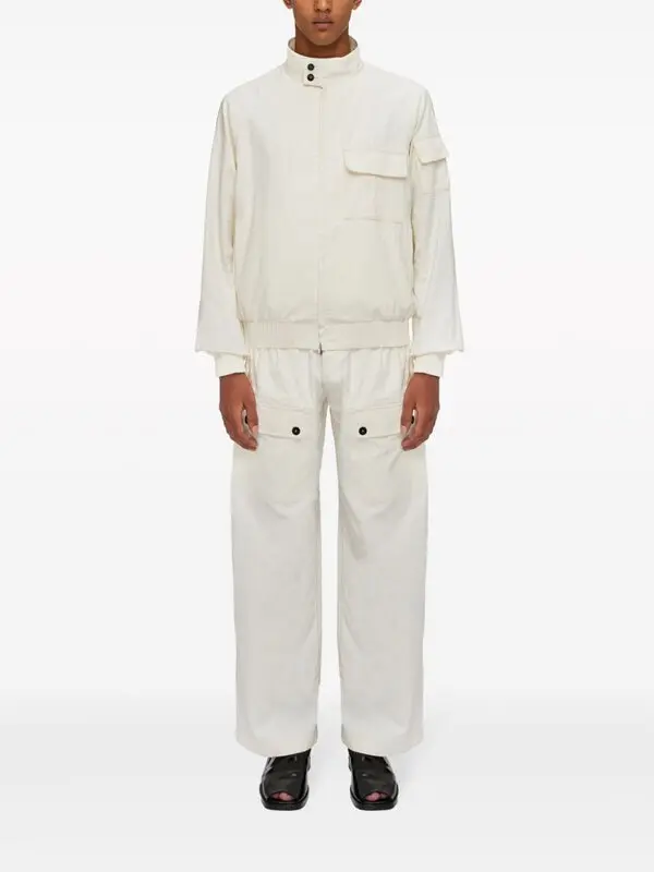 FERRAGAMO Wide-leg Linen Trousers