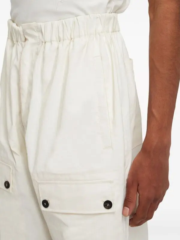 FERRAGAMO Wide-leg Linen Trousers