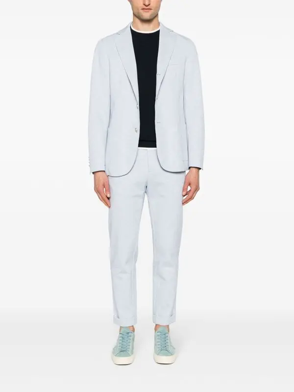 Eleventy Layered-trim Cotton Jumper