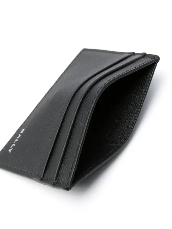 Bally Debossed-logo Leather Card Holder