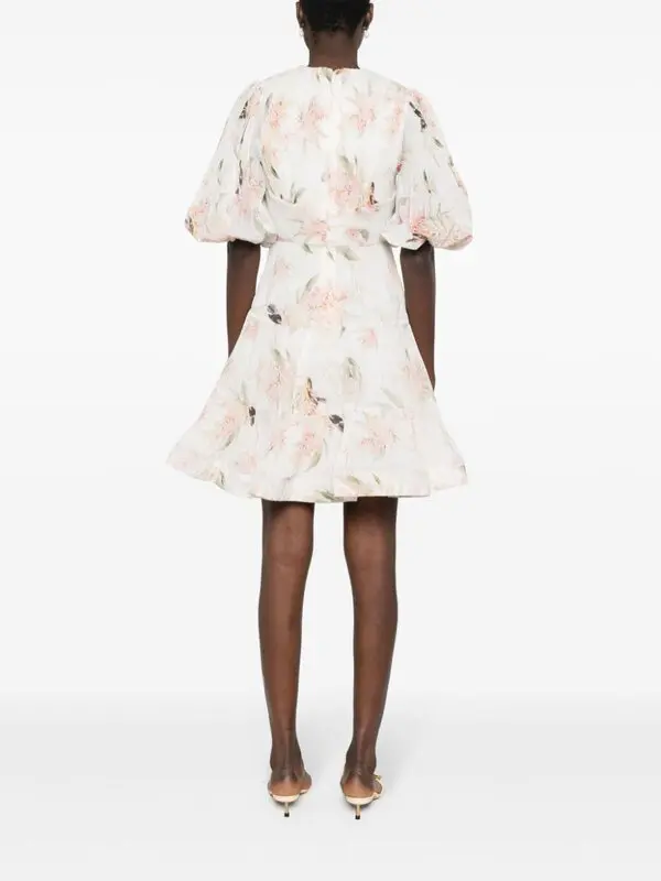 Zimmermann Pleated Midi Dress - Neutrals