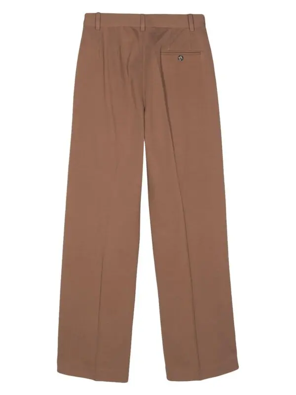 CIRCOLO 1901 Piqué-weave Trousers - Brown