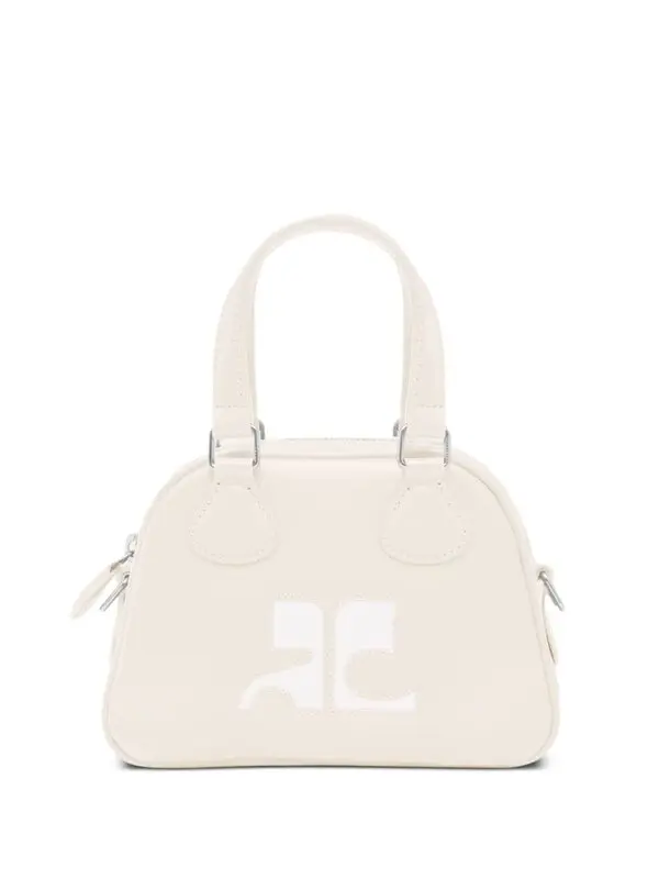 COURREGES Mini Leather Bowling Bag