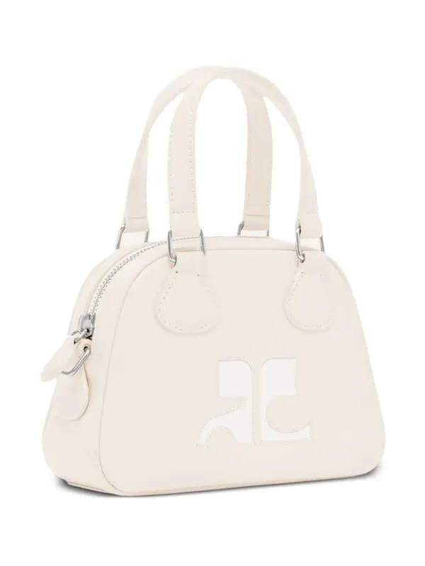 COURREGES Mini Leather Bowling Bag