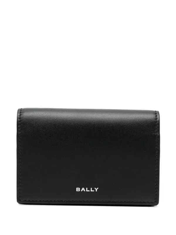 Bally Logo-print Leather Wallet - Black