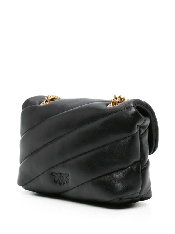 Pinko Baby Love Bag Puff Maxi Quilt Shoulder Bag - Black