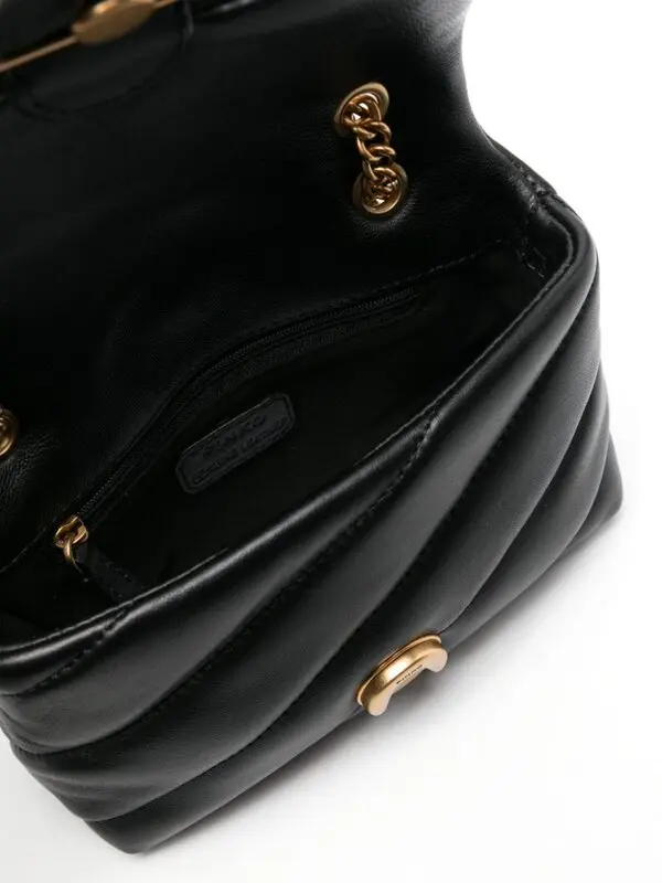 Pinko Baby Love Bag Puff Maxi Quilt Shoulder Bag - Black