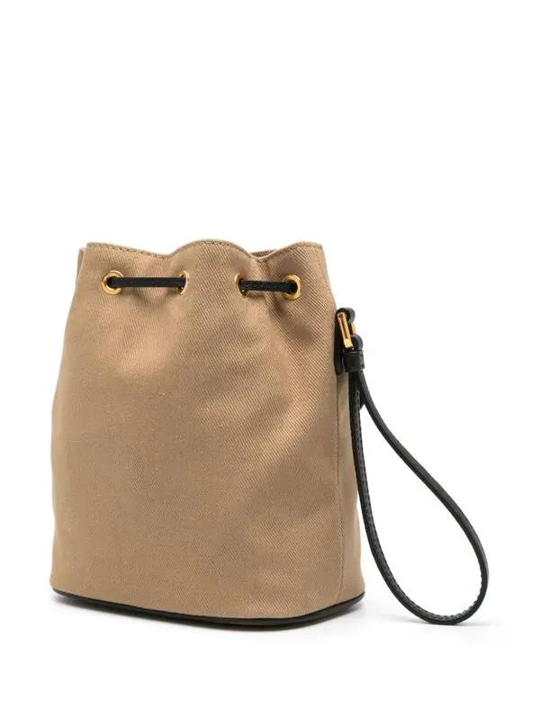 Bally Bar Canvas Bucket Bag
