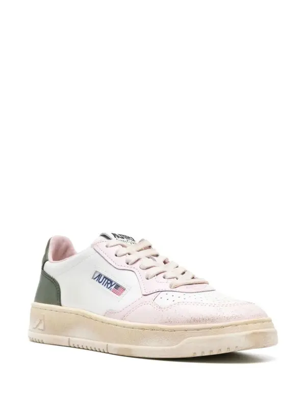 AUTRY Super Vintage Panelled Sneakers - White