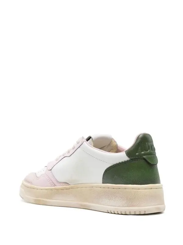 AUTRY Super Vintage Panelled Sneakers - White