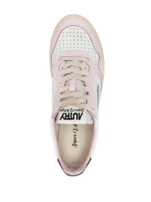 AUTRY Super Vintage Panelled Sneakers - White