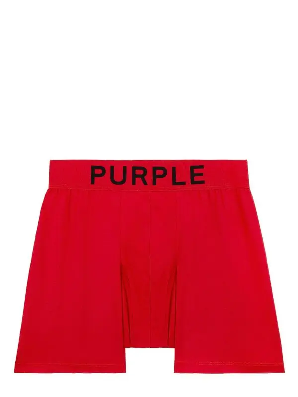 PURPLE BRAND Logo-print Boxer Briefs - Red