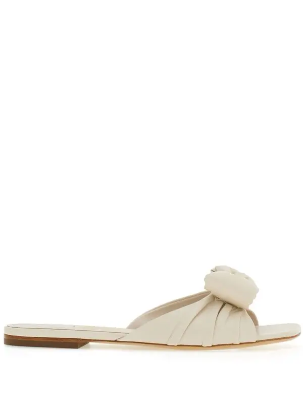 FERRAGAMO Padded Vara Leather Mules