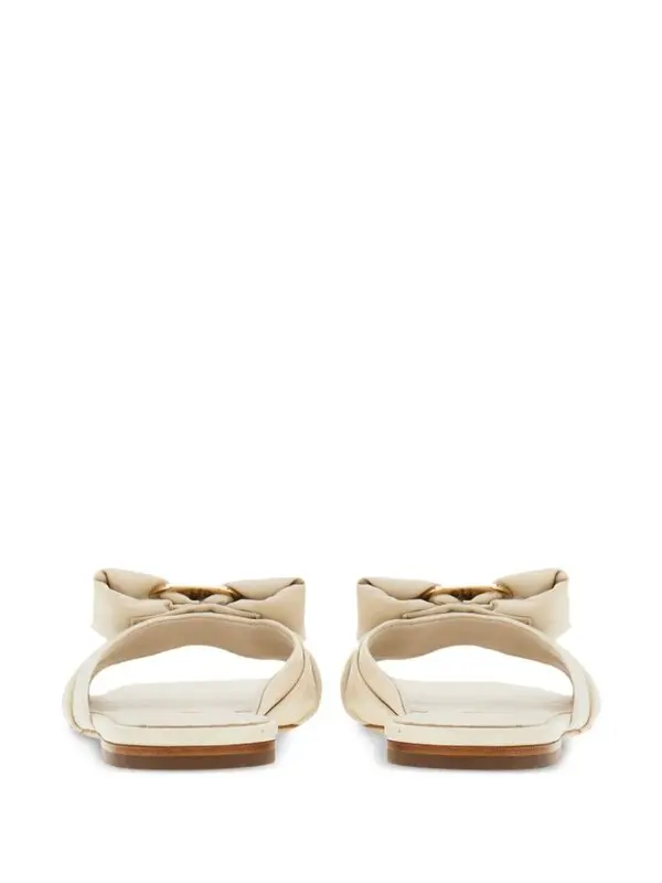 FERRAGAMO Padded Vara Leather Mules