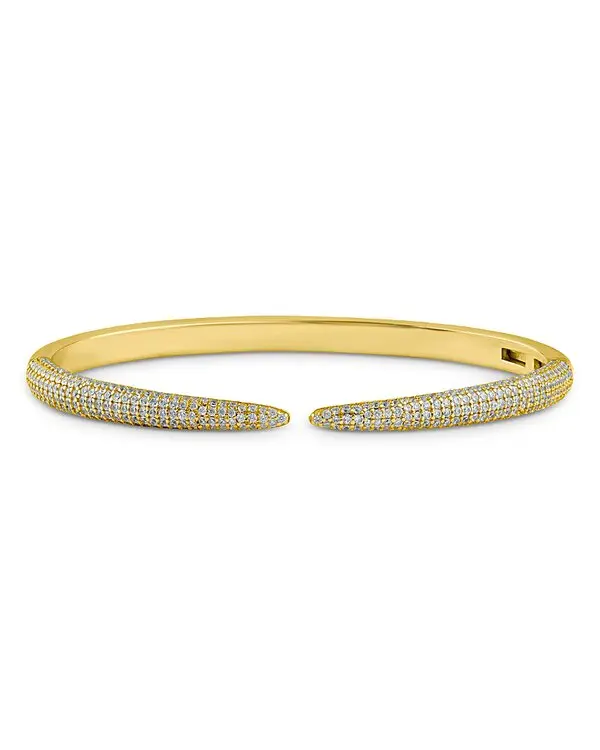 KENNETH JAY LANE Cz Pave Spike Bracelet - Gold