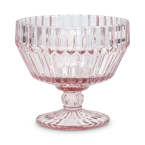 FORTESSA Archie Coupe Footed Dessert Bowl, Set Of 4 - Pink